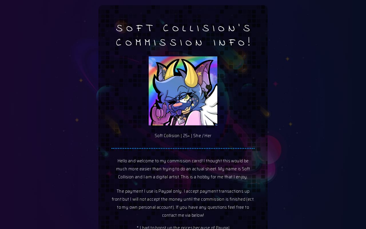 Soft Collision's Commissions